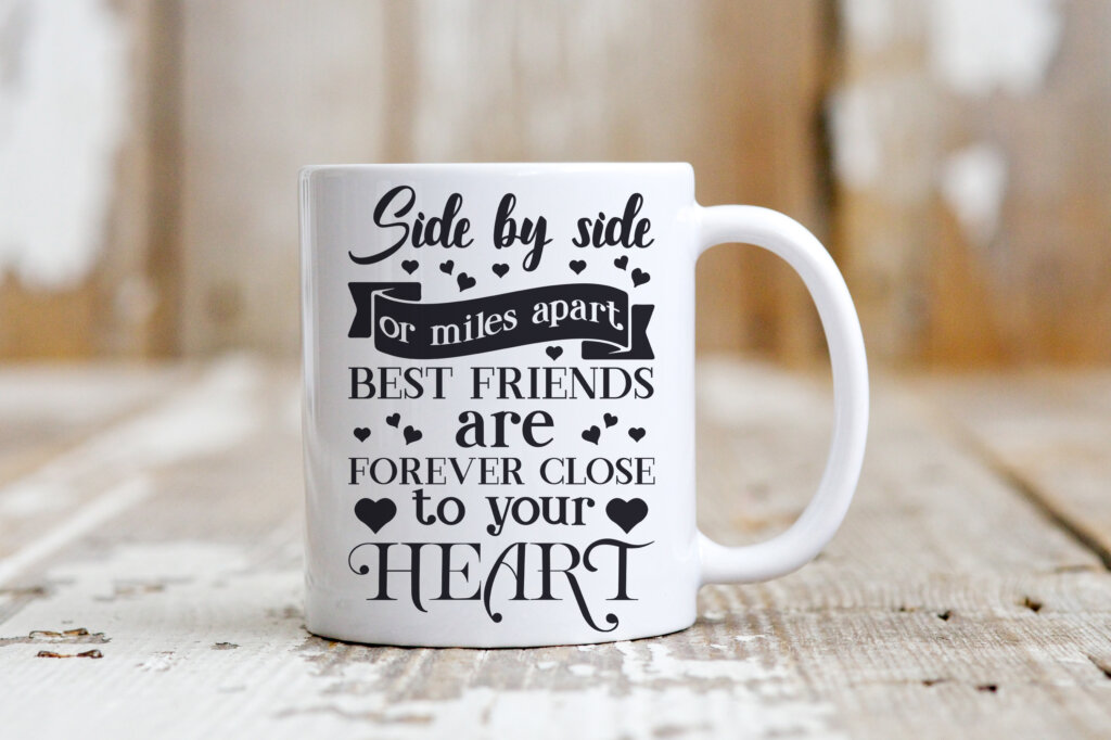 Personalised Best Friends Mug With Four Besties - Fast, Quality ...