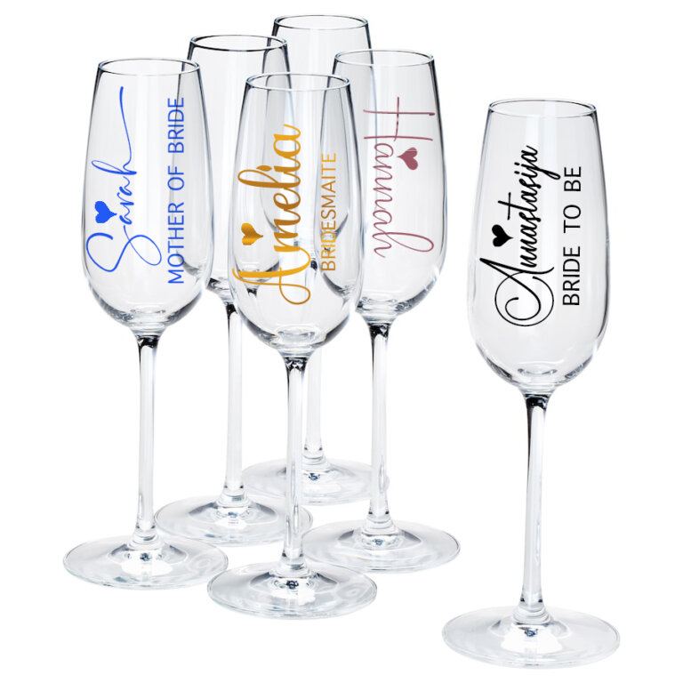 Personalised Champagne Flutes For Any Occasion - Fast, Quality Printing ...